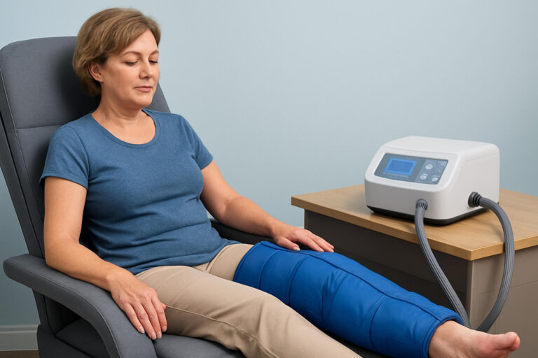 Pneumatic Compression Pump Therapy for Lymphedema Relief